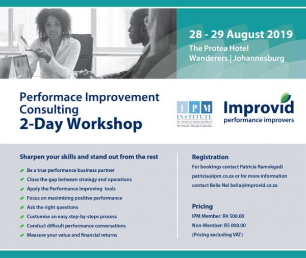 Performance Improvement Consulting Workshop - Improvid